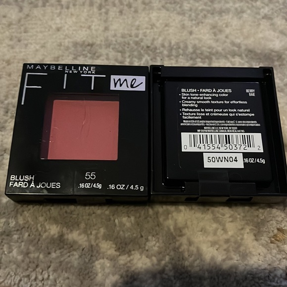 Maybelline | Makeup | Nwt Maybelline Fit Me Blush 55 Berry Bare | Poshmark